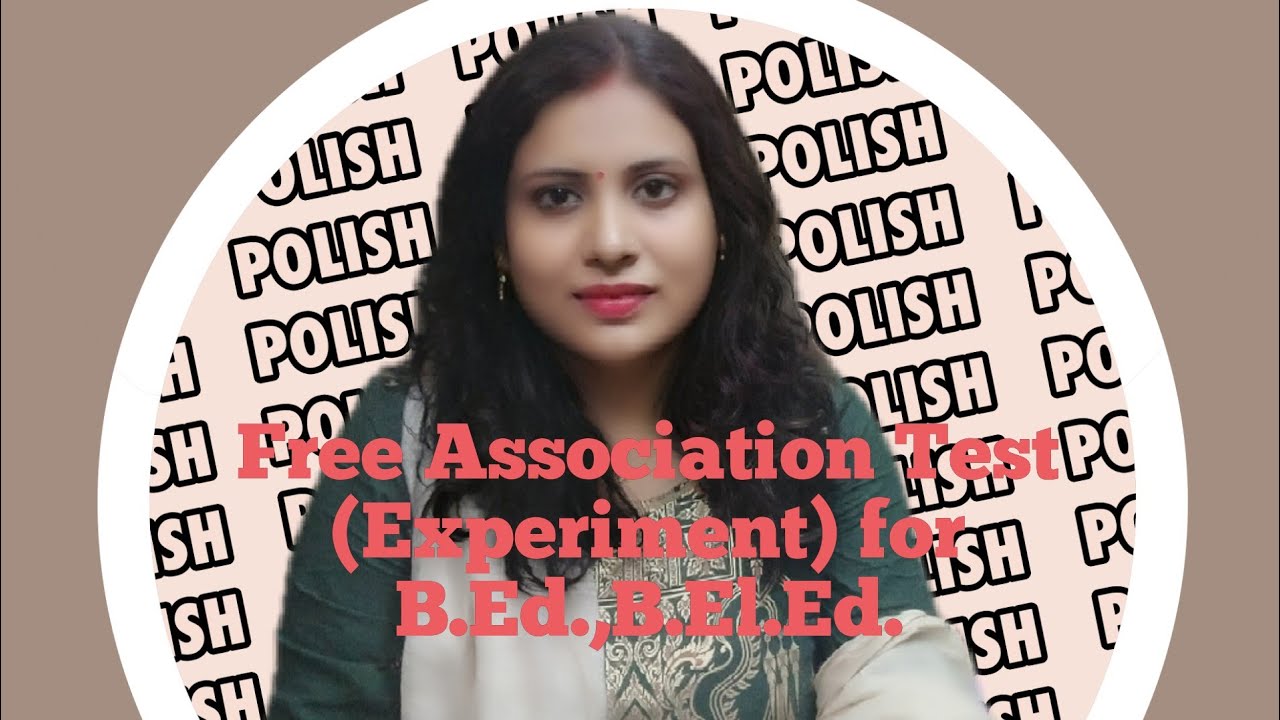 How to write Free Association Test,(experiment) - YouTube
