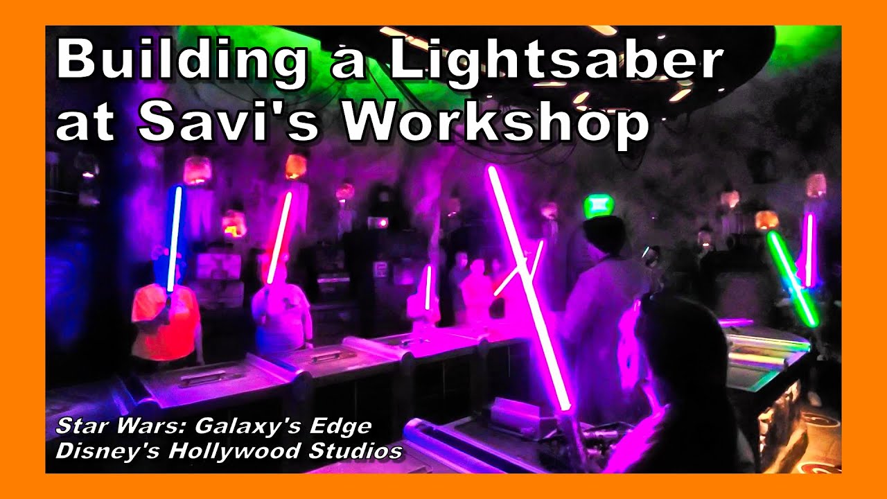 Building a Lightsaber at Savi's Workshop - Star Wars: Galaxy's Edge ...