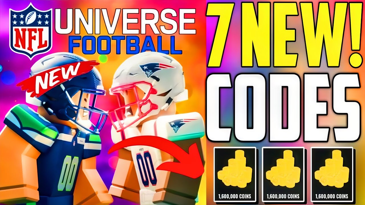 🏆SUPER BOWL💥CODES⚠️ NFL UNIVERSE FOOTBALL ROBLOX CODES FEBRUARY 2026 ...