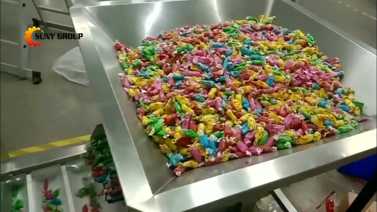 Candy Packing Machine|High Speed Candy Wrapping Machine|Multi-head scale Packing - YouTube