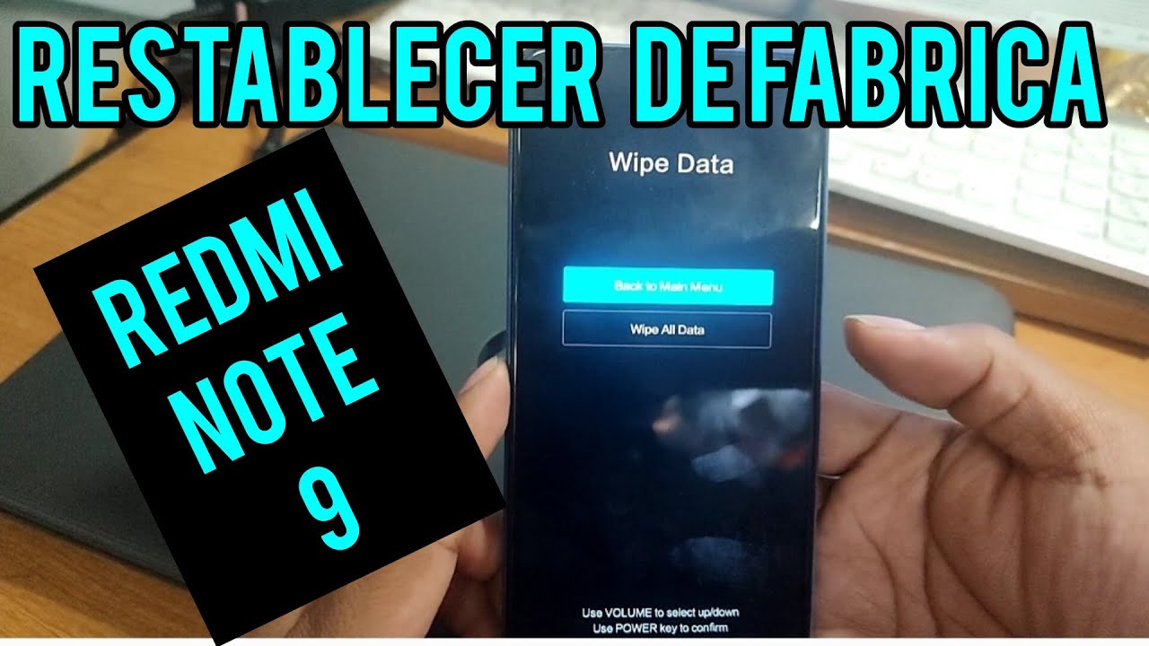 Restablecer de Fabrica Redmi Note 9 (Hard Reset) - YouTube