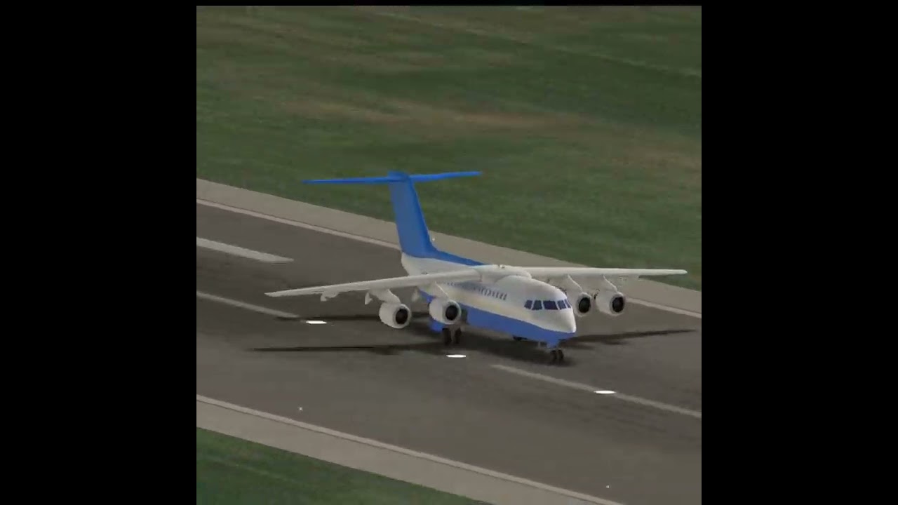 Beautiful Plane - BAE Systems 146 landing - Airline commander - YouTube