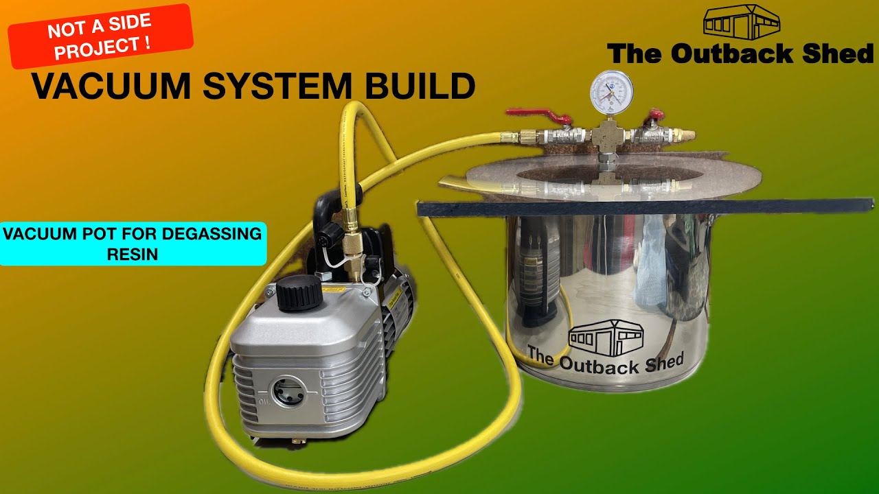 Home Made Vacuum Chamber for Degassing Resin - YouTube