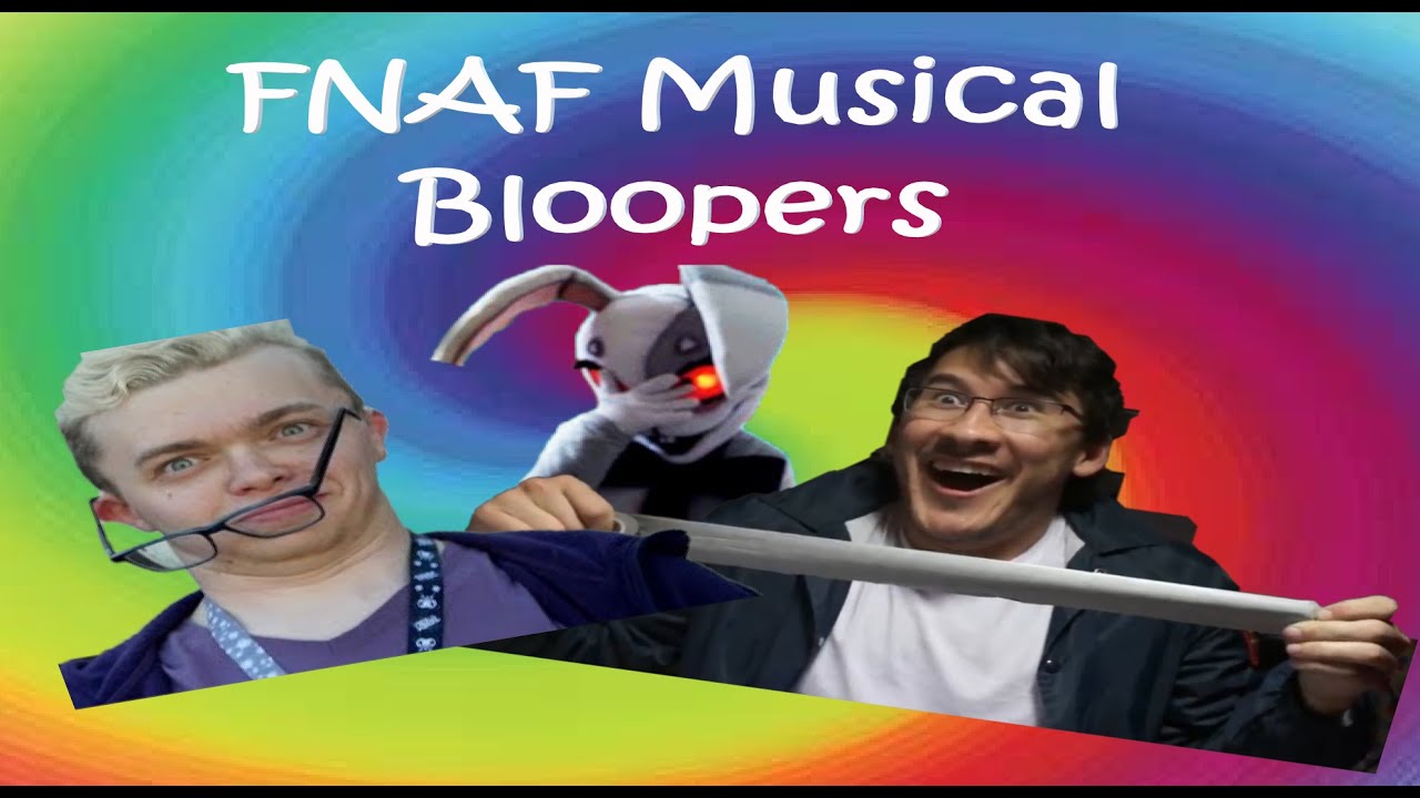 Random Encounters FNAF The Musical's: Bloopers | LandFox Reaction - YouTube