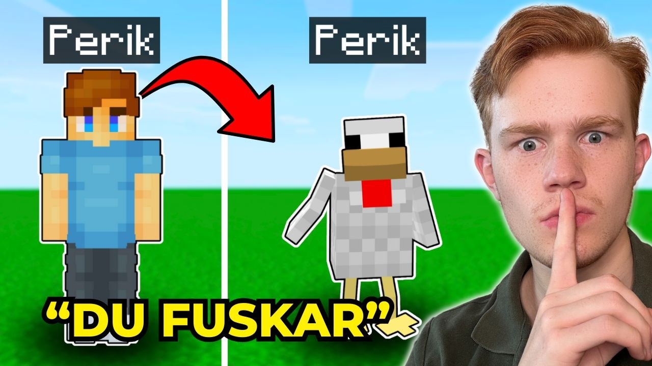 Fuskar Med MORPH MOD I Minecraft Kurragömma.. - YouTube