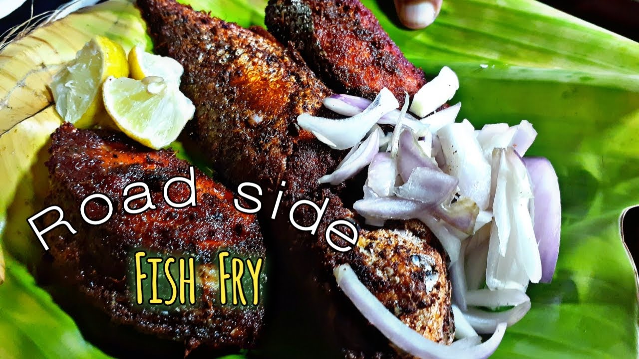Fish Fry | Road side Fish Fry | Street food | Foodie Food Travels - YouTube