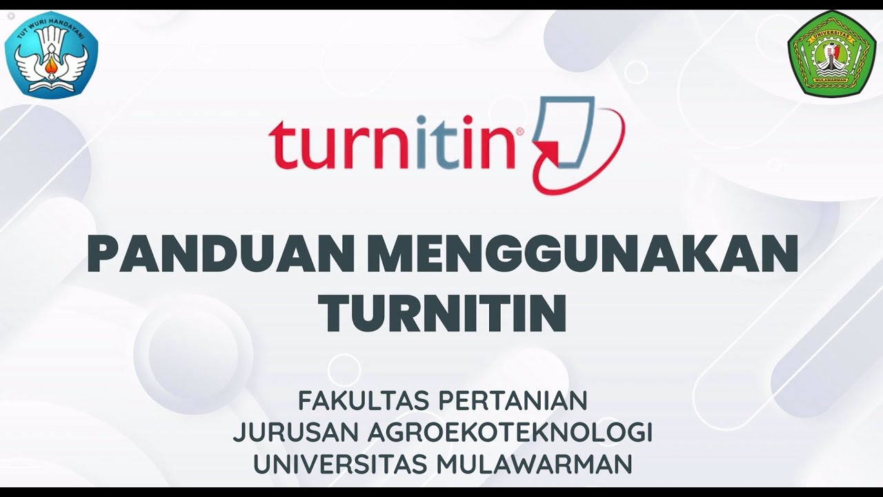 Video Tutorial Penggunaan Turnitin - YouTube