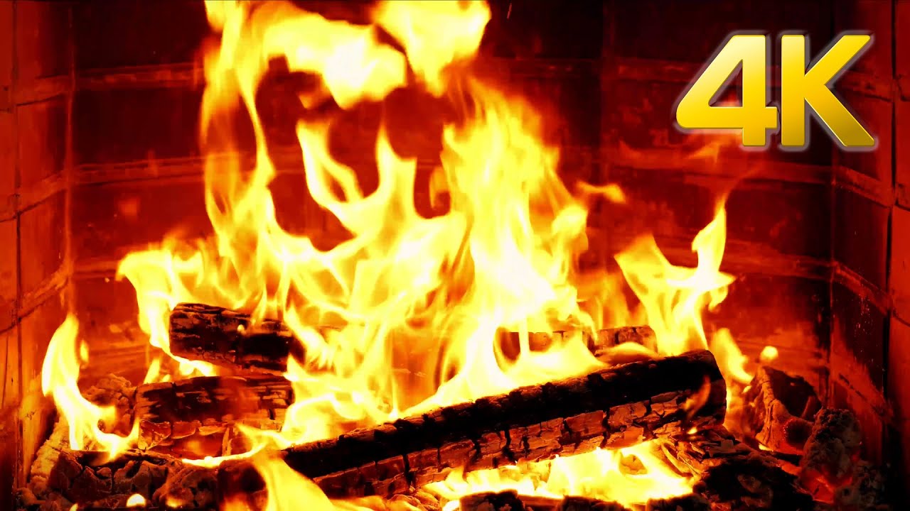 🔥 The Most Soothing Fireplace with Burning Wood & Fire Sounds for a ...