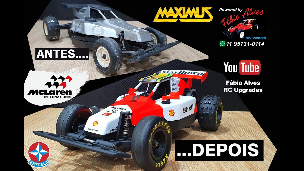 MAXIMUS ESTRELA - UPGRADE AUTOMODELO FASE 1 MCLAREN SENNA - CLIENTE ...