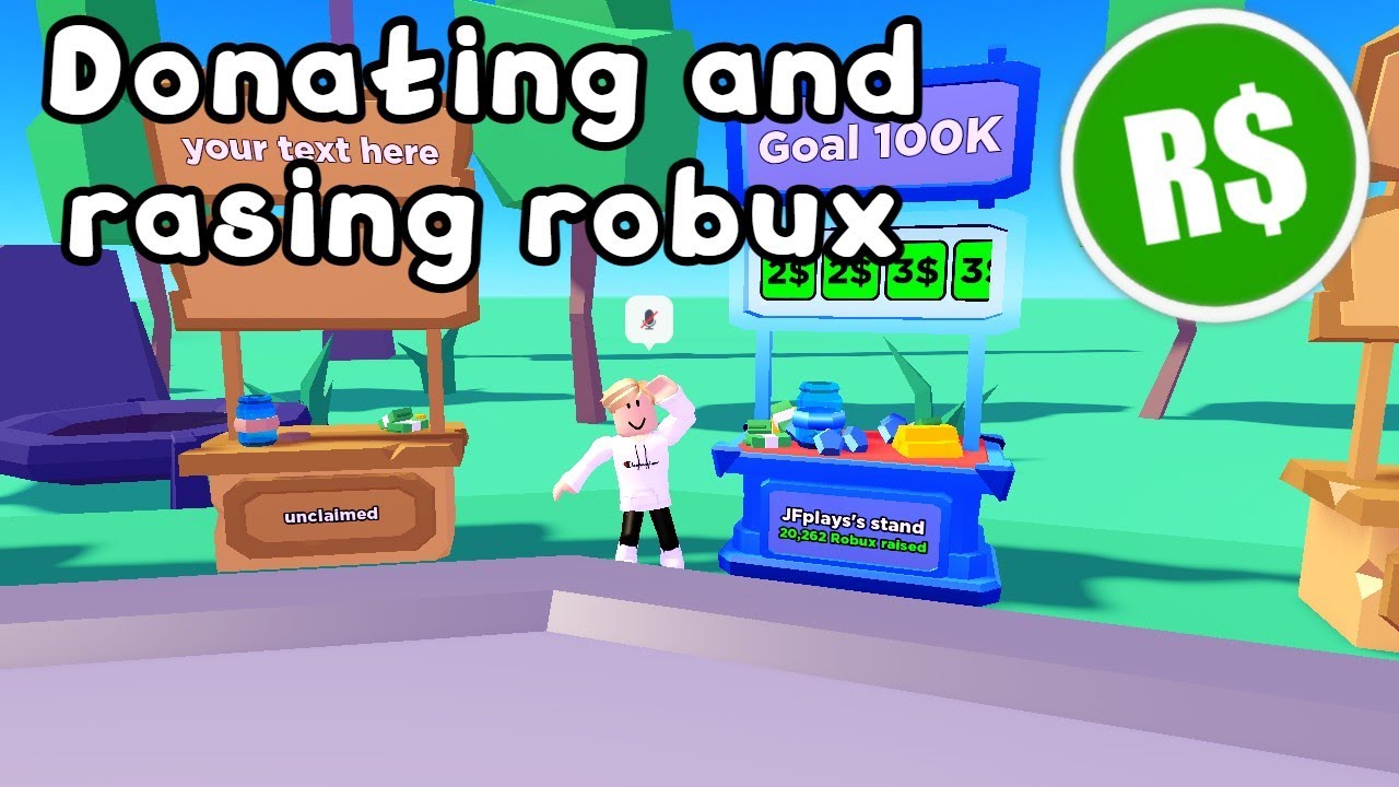 Rasing and donating robux in pls donate (LIVE) - YouTube