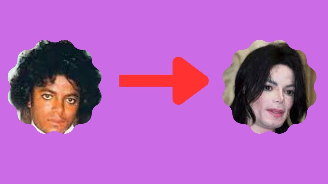 The evolution of Michael Jackson face 1989 to 2009। जर्नी ऑफ माइकल ...