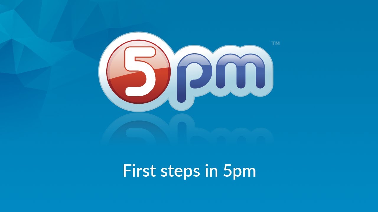 First steps in 5pm - YouTube
