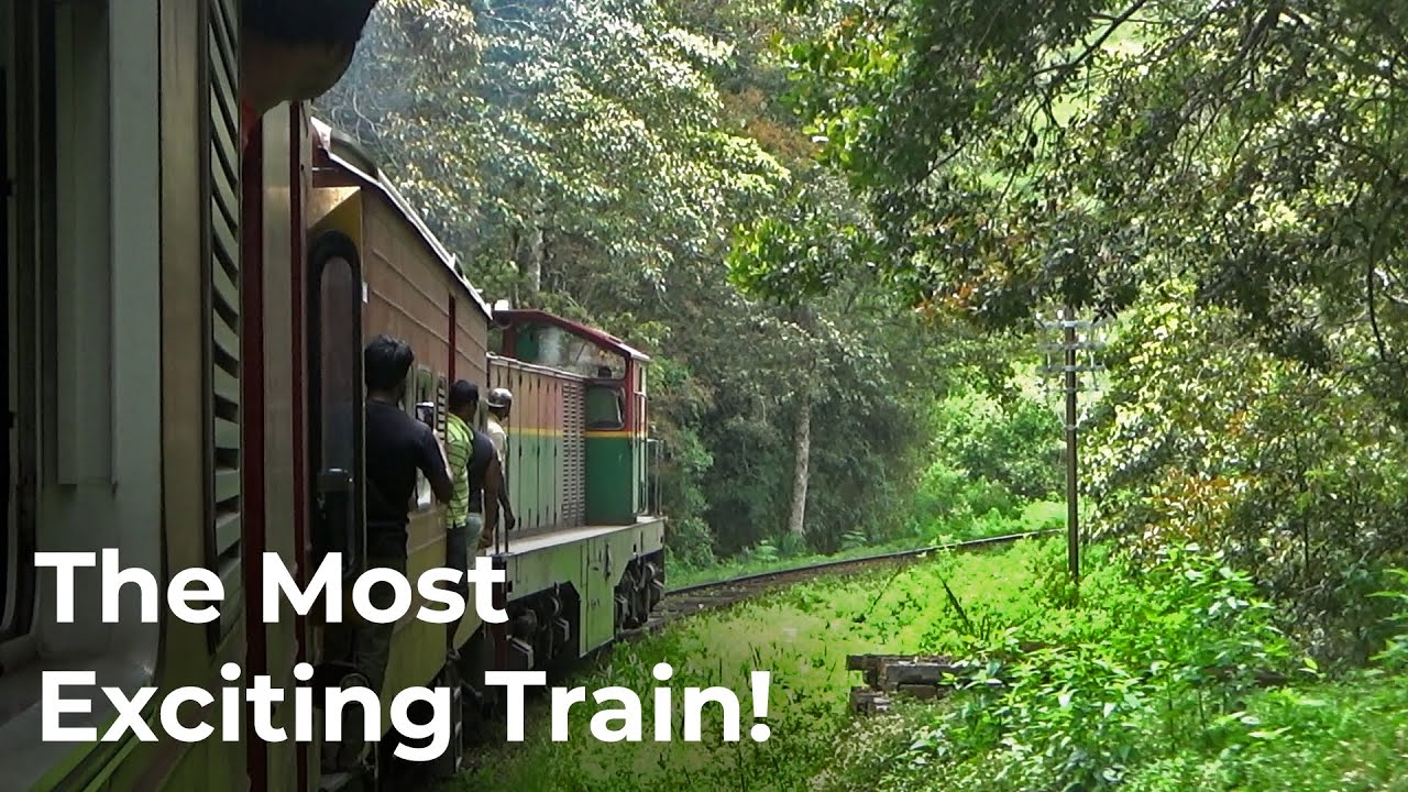 The Most Exciting Train on Badulla Railway Line in Sri Lanka! - YouTube
