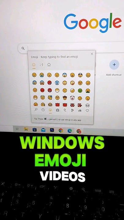 how to use emojis on computer / shortcuts #shorts #asmr #windows - YouTube