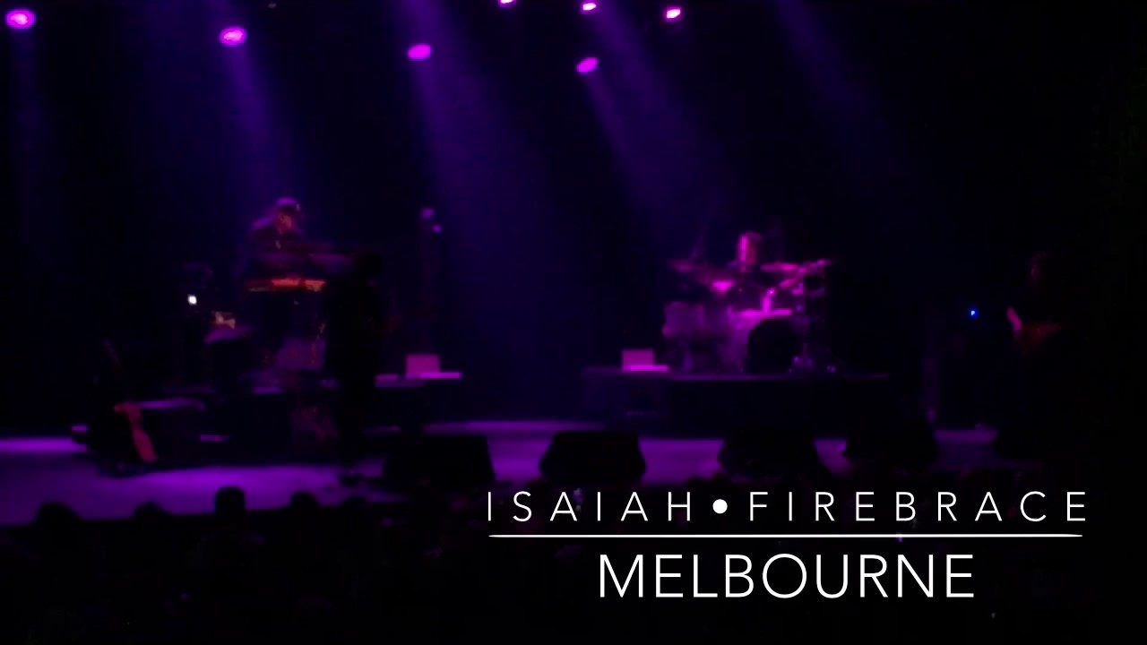 Isaiah Firebrace LIVE in Melbourne | Band Intro - YouTube