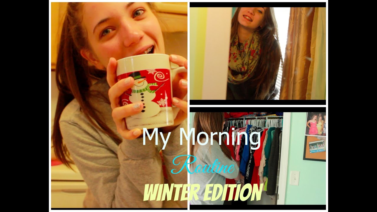 My Morning Routine for School! | Winter Edition | - YouTube