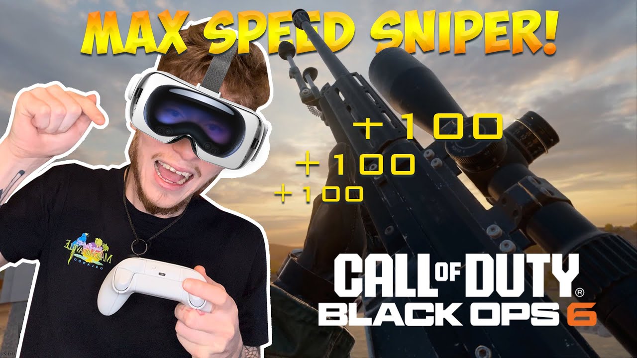 The MAX SPEED SNIPER in Black Ops 6 - BO6 Gameplay & Trickshotting ...