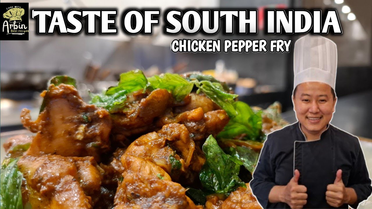 Famous South Indian Style Chicken Pepper Fry Ghar Mein | EASY RECIPE ...