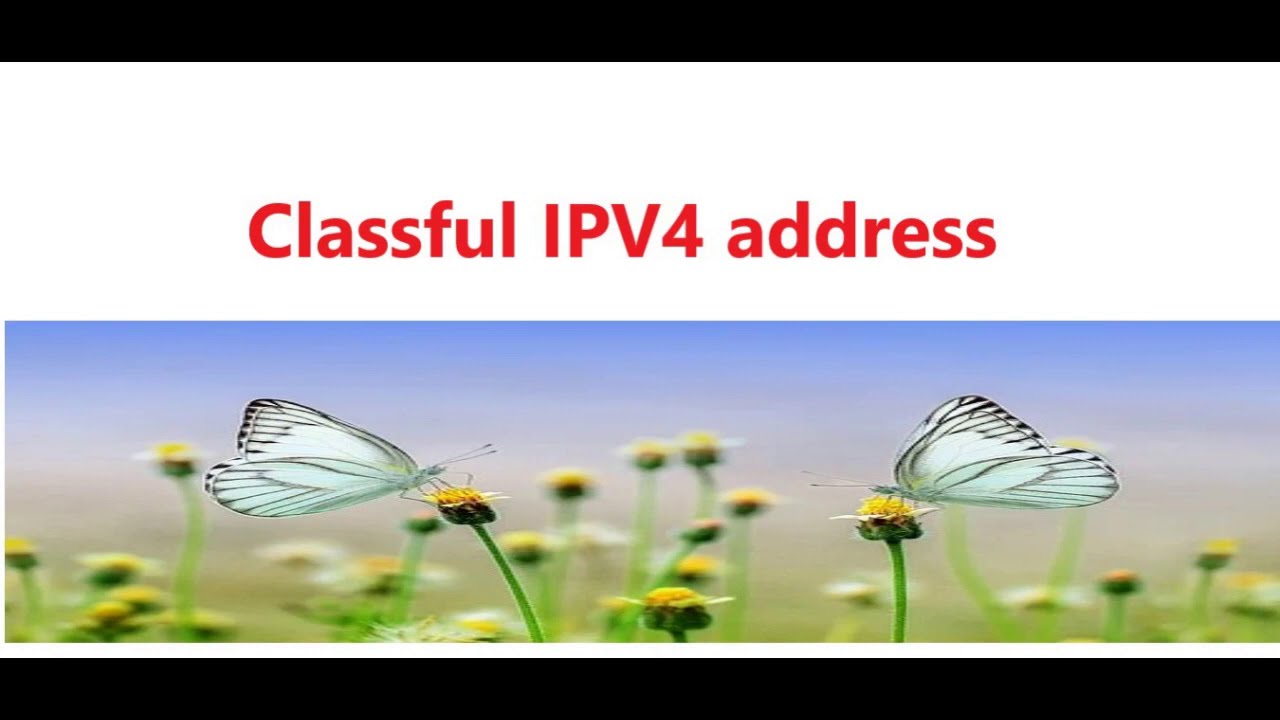 classful address IPV4 - YouTube