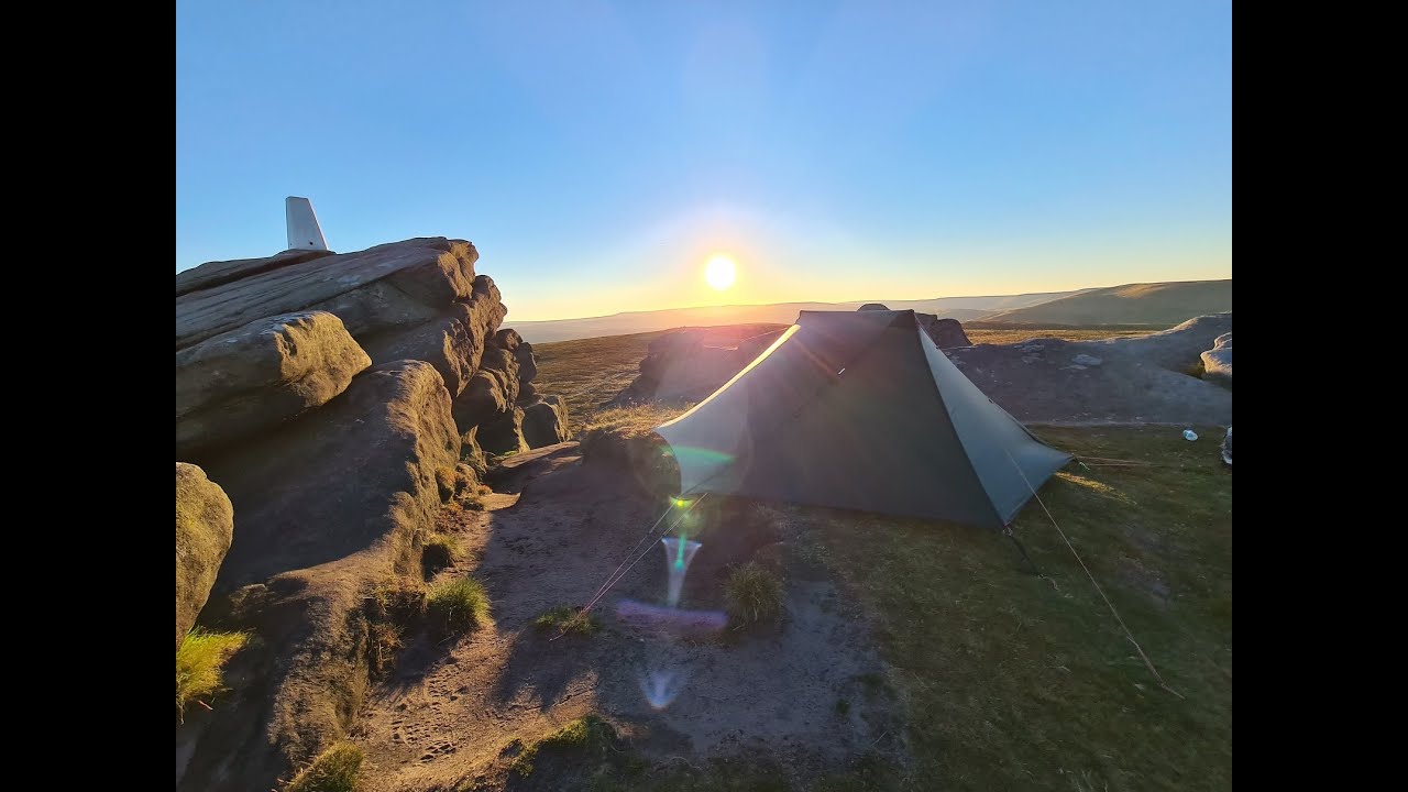 Back Tor (Derwent Edge) - Peak District Wild Camp - Hilleberg Anaris ...