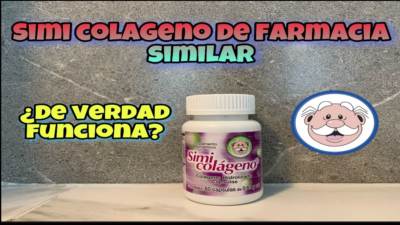 SIMI COLAGENO EN CAPSULA DE FARMACIA SIMILAR 🤔 ¿DE VERDAD FUNCIONA ...