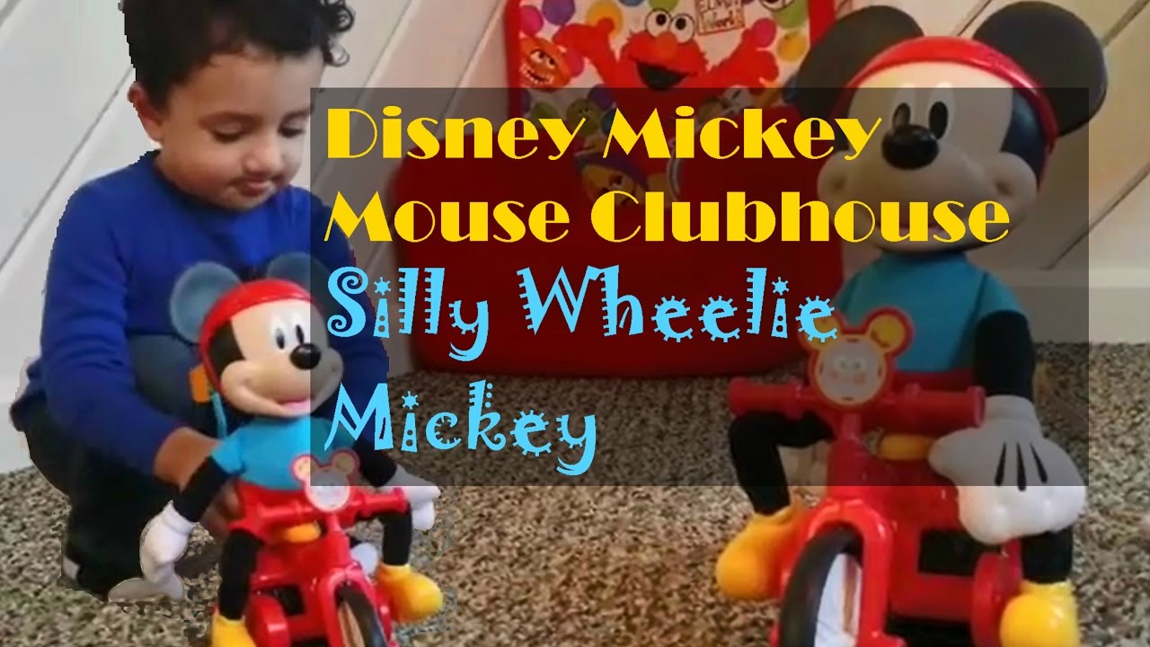 Disney Mickey Mouse Clubhouse Silly Wheelie Mickey Toy (REVIEW) - YouTube