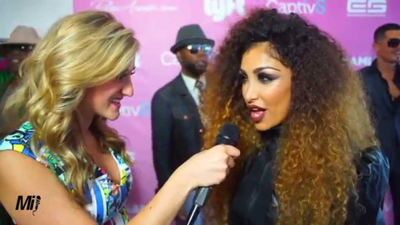 Angel Brinks Talks LAFW During Rosa Acosta Event on Melrose - YouTube