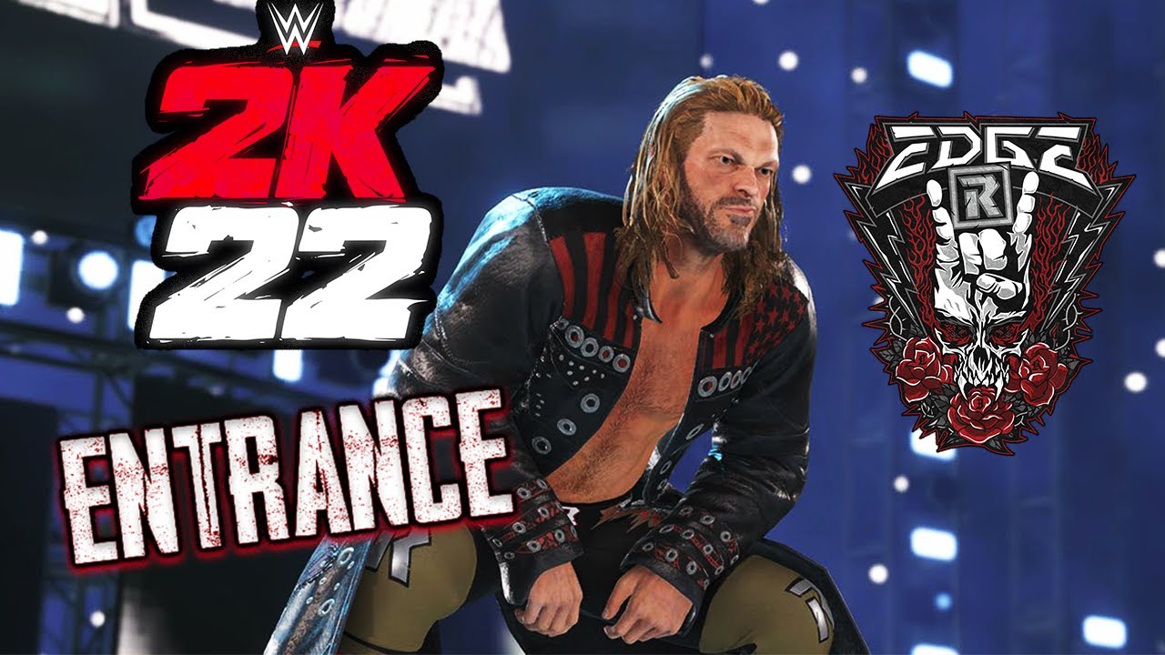WWE 2K22 Edge Full Entrance - Elimination Chamber Arena - YouTube