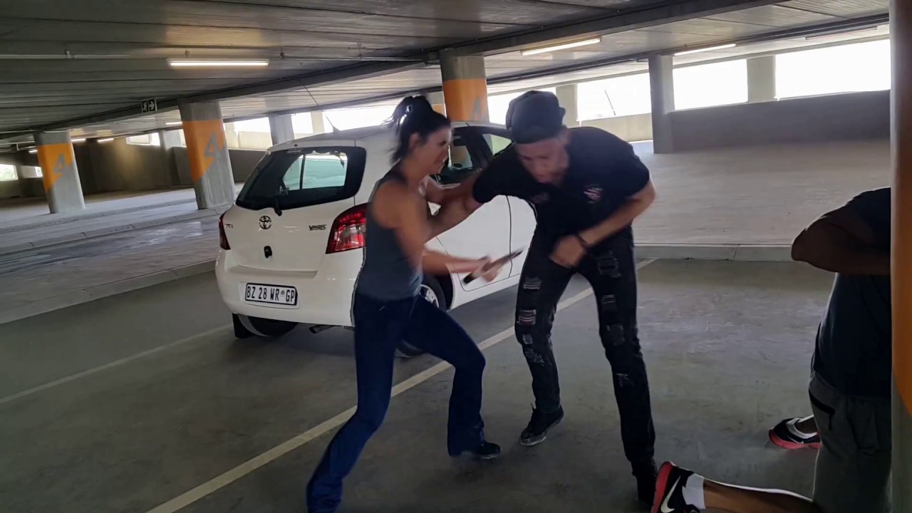 IVANA RIES - KRAV MAGA - ATTACK IN PARKING GARAGE - YouTube