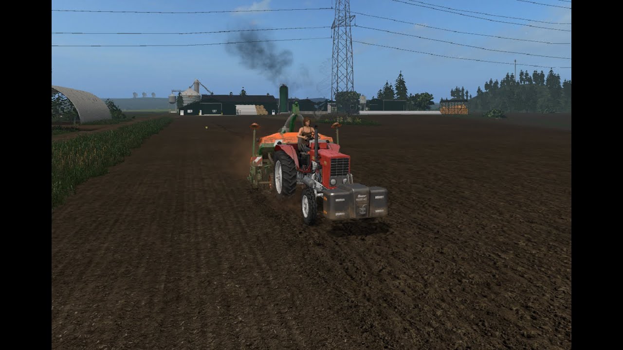 Farming simulator 17. old day. - YouTube