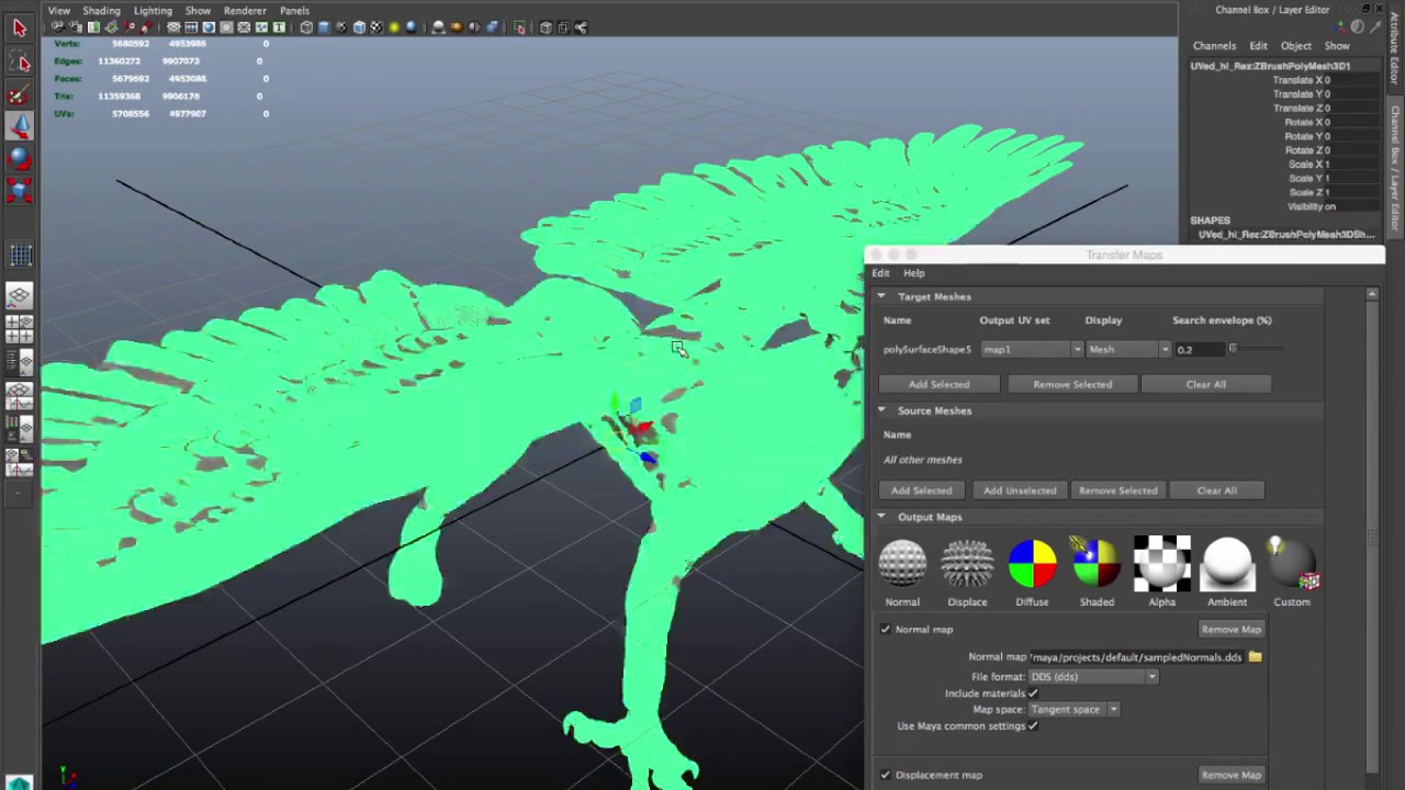 08 Maya Transfer Maps - YouTube