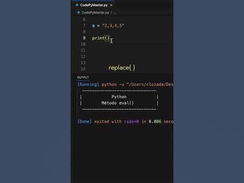 Explorando el Uso Cauteloso de eval() en #python #pythontutorial #pythonmethods # ...