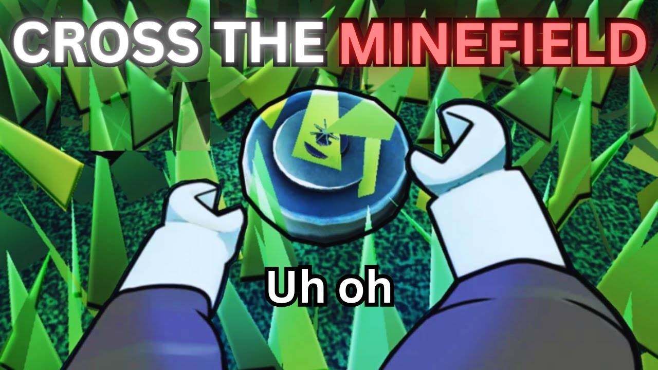 Can 𝗬𝗢𝗨 Cross the Minefield In Roblox - YouTube
