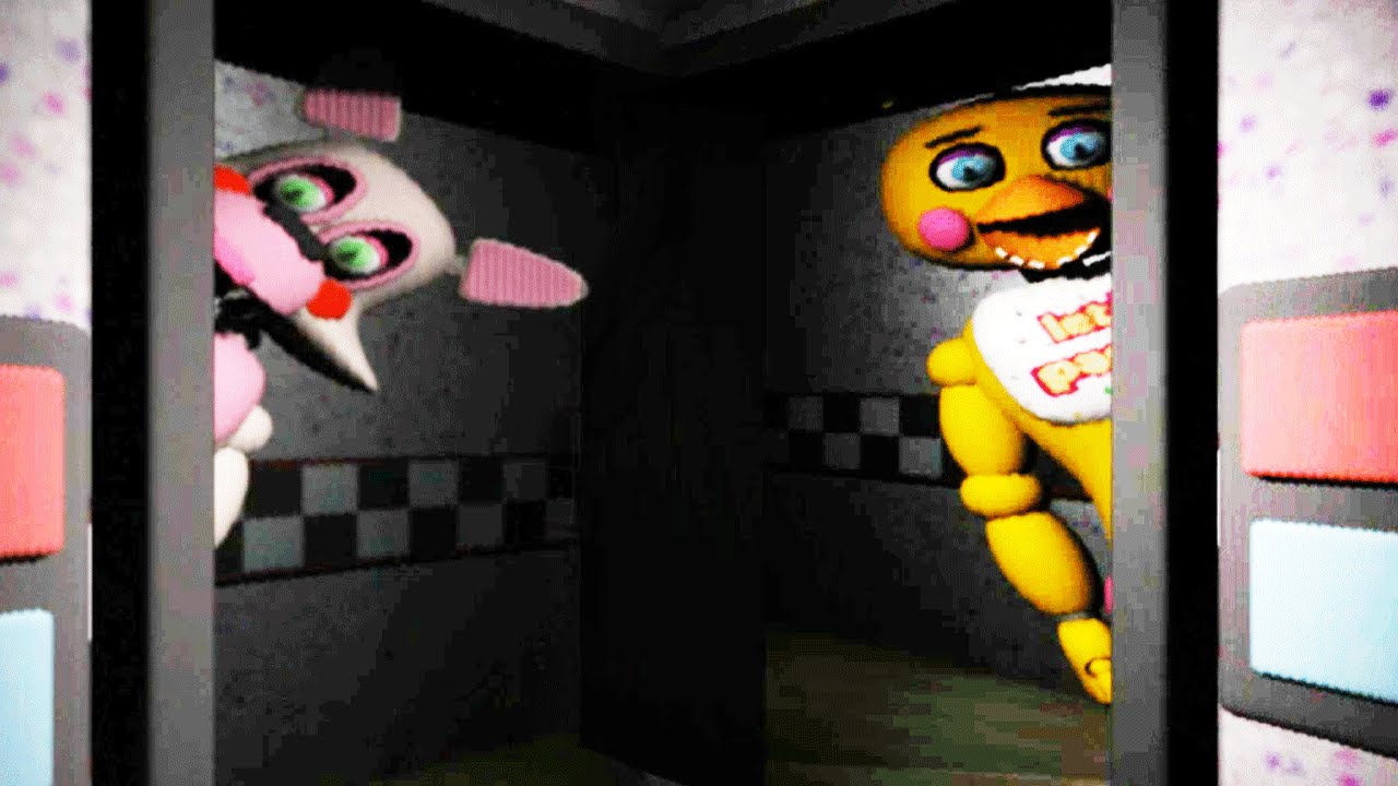 MANGLE AND TOY CHICA JUMPSCARE! | Night Shift at Freddy's: Remastered ...