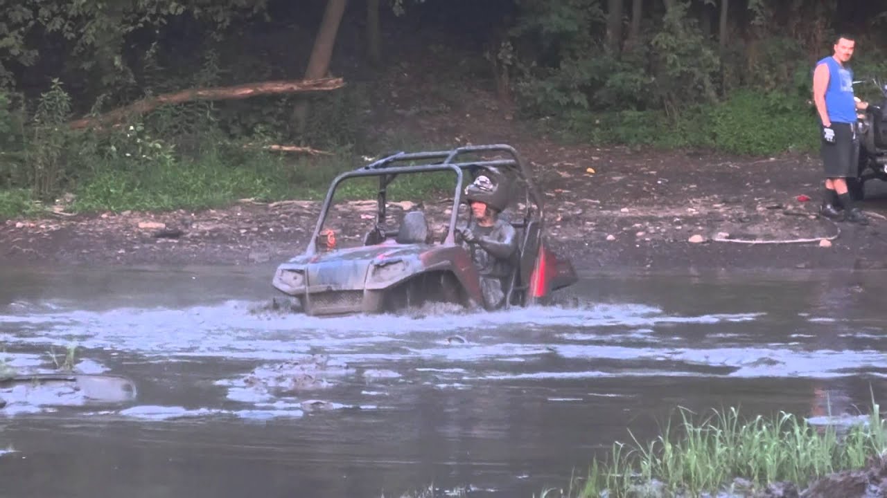 MY BUDDY TRAY MUDDING WITH HIS 09 POLARIS RZR IN TREVERTON PA - YouTube