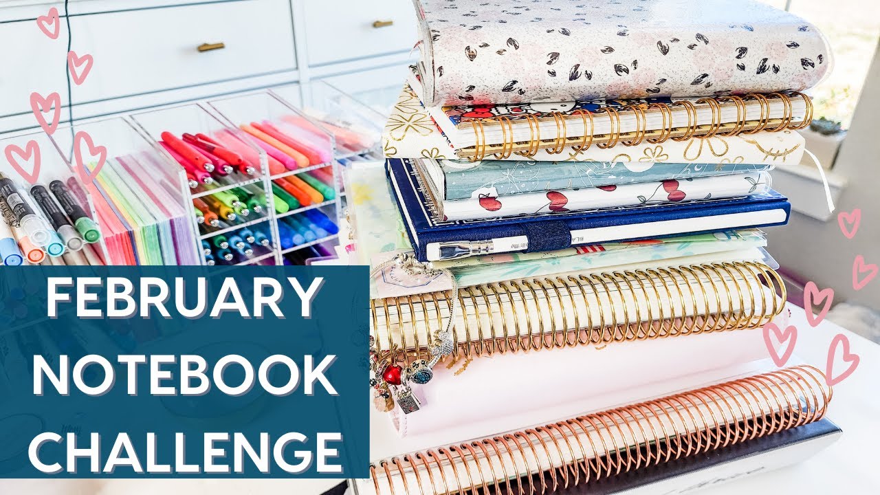 February Notebook Challenge \\ 2023 Notebooks - YouTube