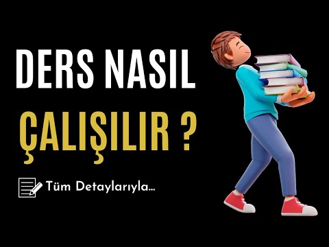 Nasıl Ders Çalışılır ? Tüm Ayrıntılarıyla / YKS / LGS  / KPSS