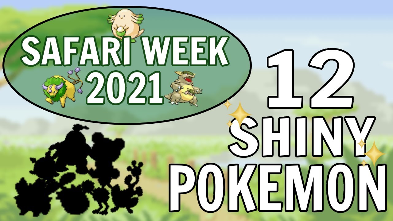 [Safari Week 2021] 12 Shiny Pokemon found after 52,000 REs in Pokemon ...