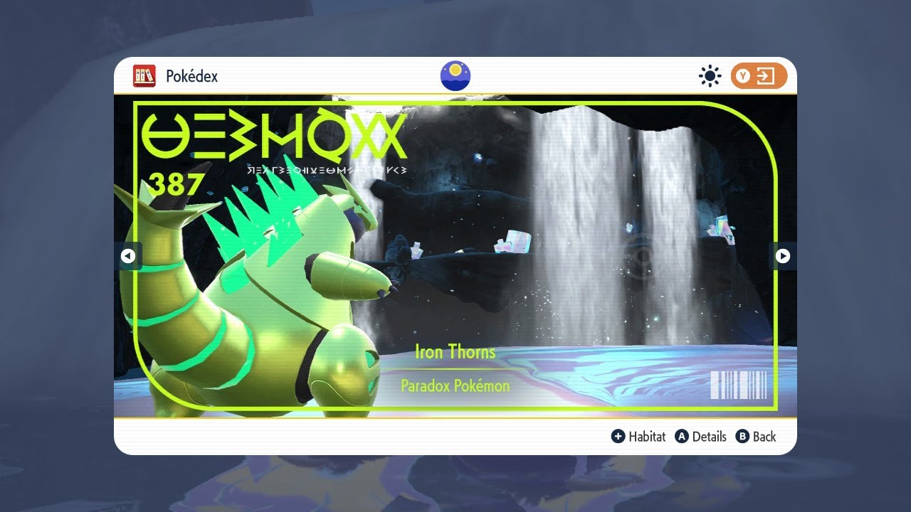 SHINY IRON THORNS IN POKEMON VIOLET - Shiny Iron Thorns - YouTube