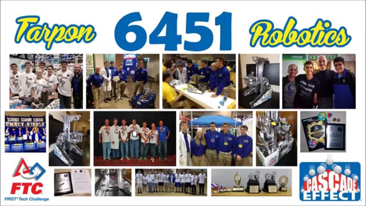 Tarpon Robotics FTC6451 2014-2015 FTC Cascade Effect Mid-Season Video ...