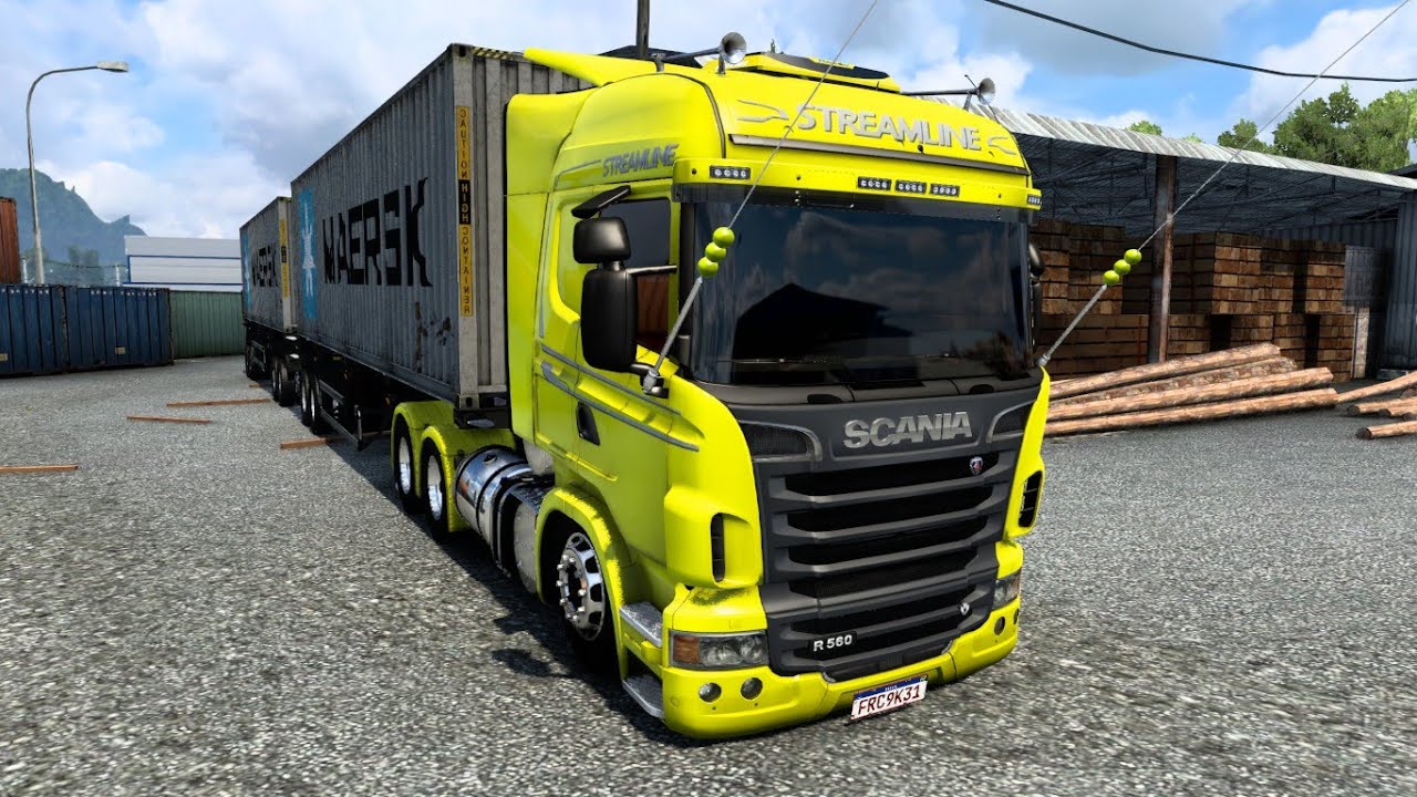 LIVE-ETS2 ESPECIAL SCANIA STREAMLINE V8 QUALIFICADA NA RODOTREM MAPA ...