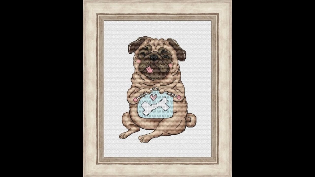 Knitting pug/ Large Cross Stitch Patterns Free PDF - YouTube