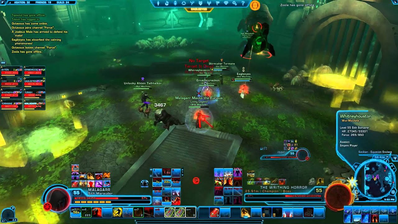 SWTOR NIM TFB Writing Horror 8-MAN 1/5 - YouTube