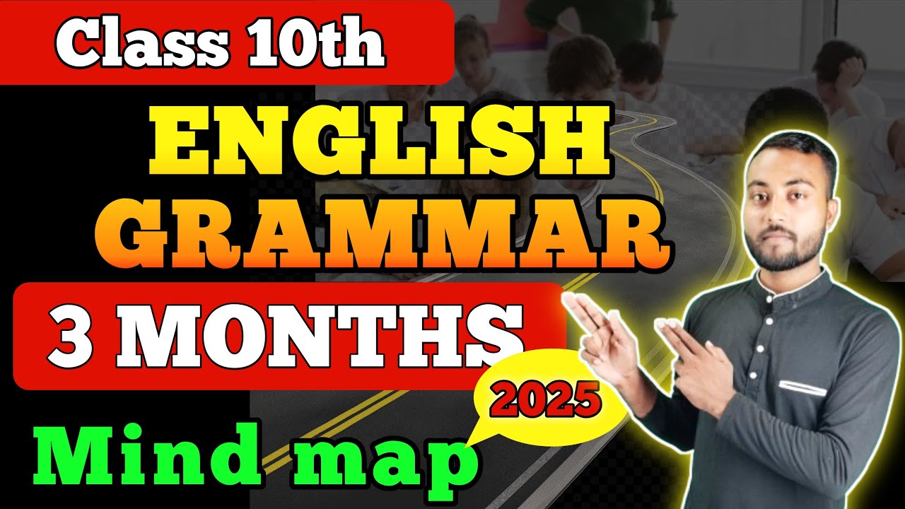 ENGLISH GRAMMER | CLASS 10TH | 3 MONTHS Mind Map for toppers | kaise ...