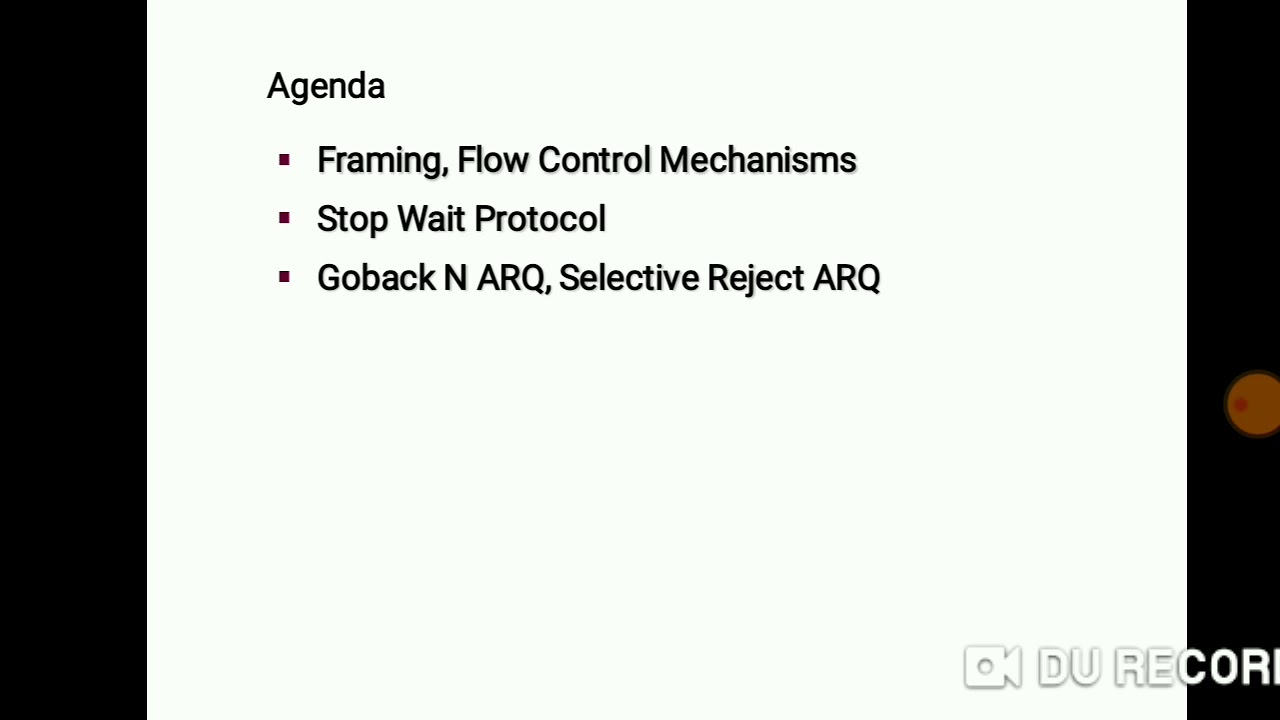 Flow control and Error control - YouTube