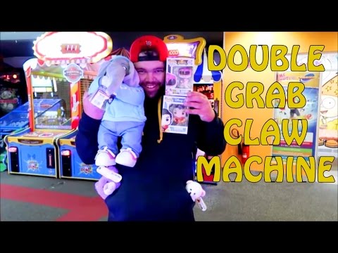 Claw Machine Double Grab Winner! - YouTube
