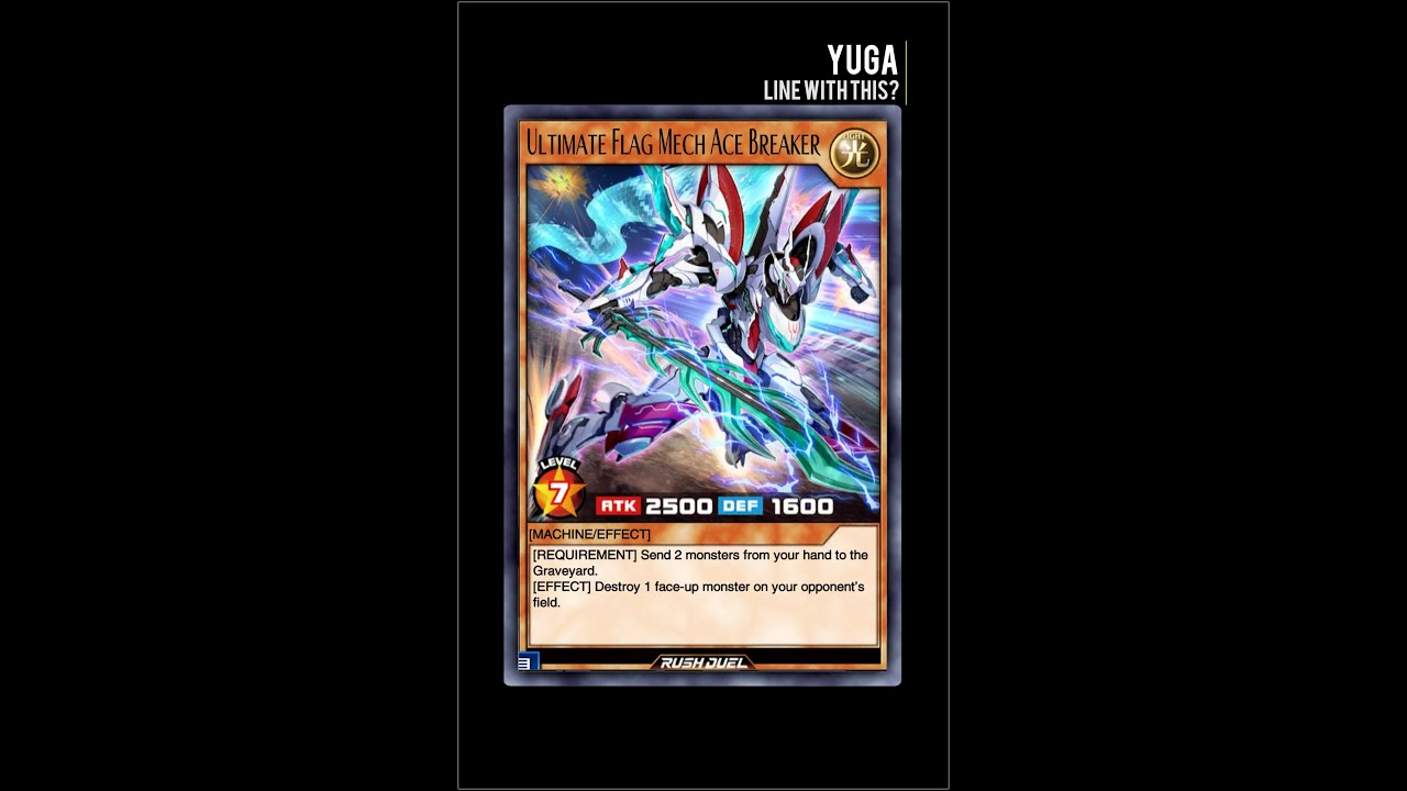 Yugioh Duel Links - Yuga summon Ultimate Flag Mech Ace Breaker - YouTube