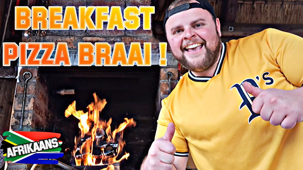 Breakfast BRAAI Pizza ! LEKKER Braaidag Special ! - YouTube