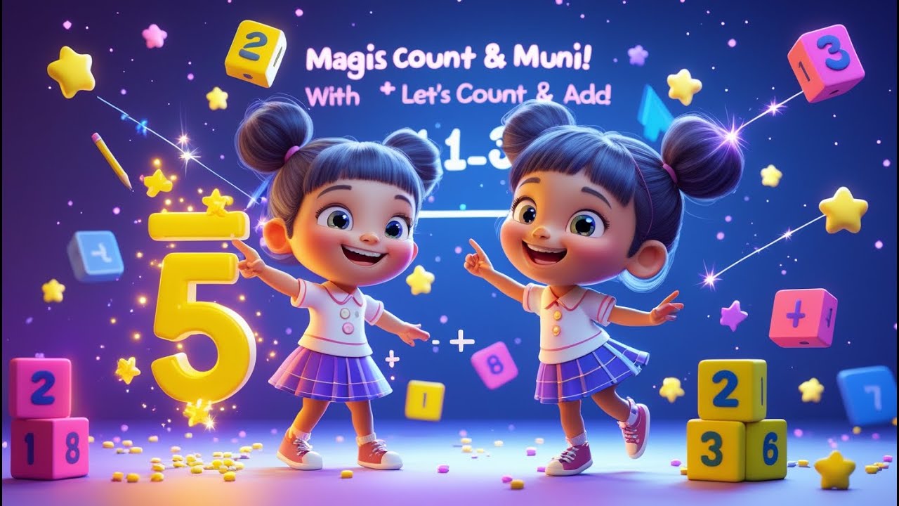 Chunni & Munni’s Magical Math Time | Fun Numbers Song for Kids | Count, Add & Imagine Together ...