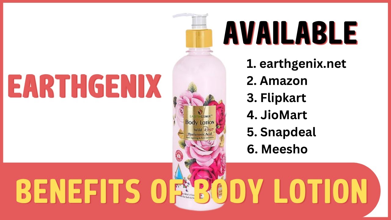 Revealing the Secret to Youthful Skin: Earthgenix Wild Rose & Hyaluronic Acid I EarthGenix Body ...